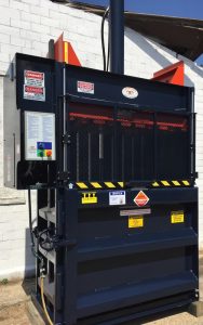 Cram-a-Lot VB60B 60" Vertical Cardboard Baler - Refurbalers.com